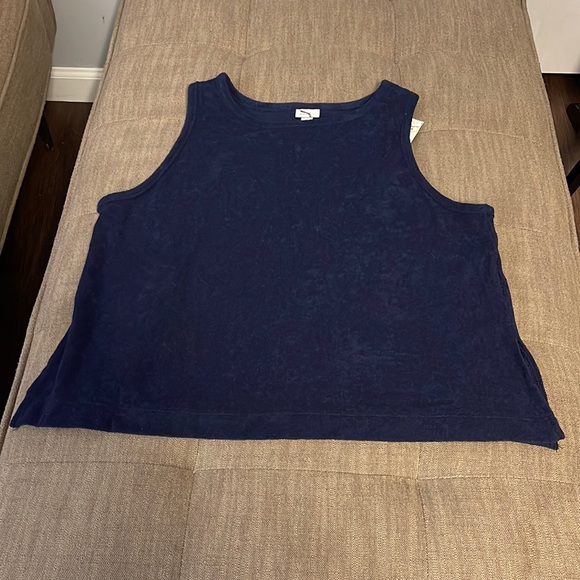 a new day | Tops | Copy Womens Terry Tank Top A New Day Navy | Poshmark